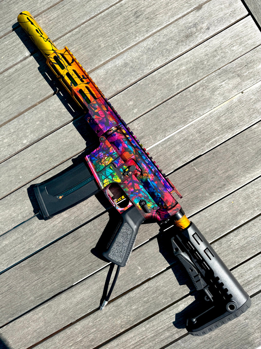 Custom Wolverine MTW Billet 7inch - Splash Fade / Poocasso Custom anod ...